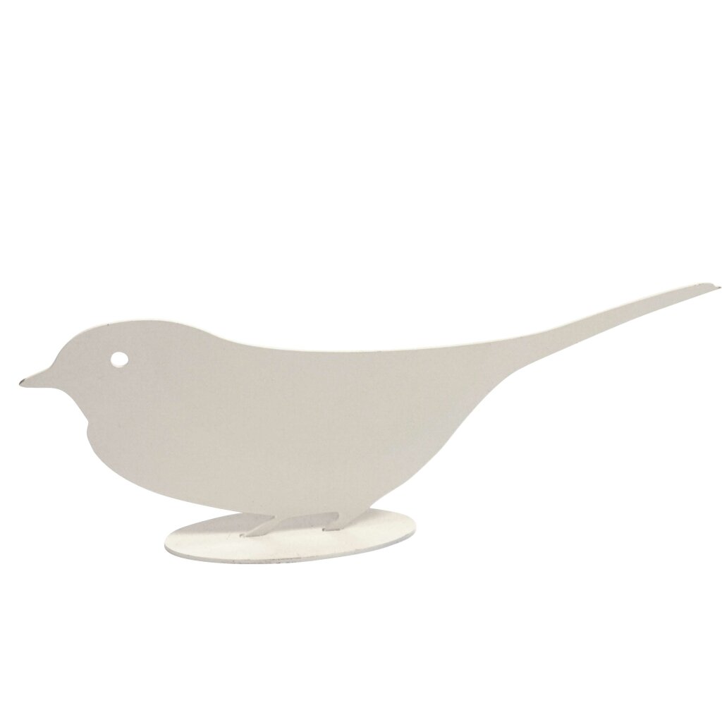 Lagerverkauf Garten Deko Taube Metall Beige mit Sockel Stahl - YERD ...