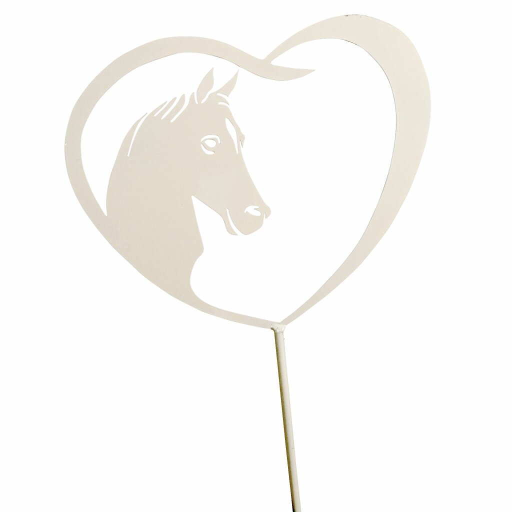 Lagerverkauf: Garten-Deko Schmetterling, Metall, Beige Erdspieß - YERD Lagerverkauf, 29,90